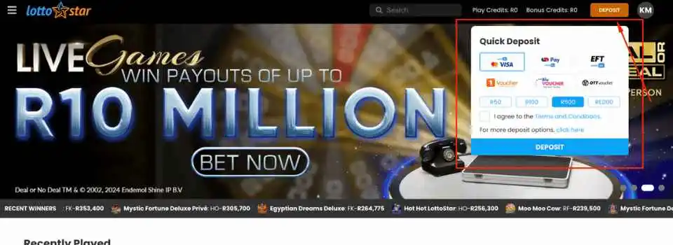 LottoStar Review 2024: Online Betting Site South Africa